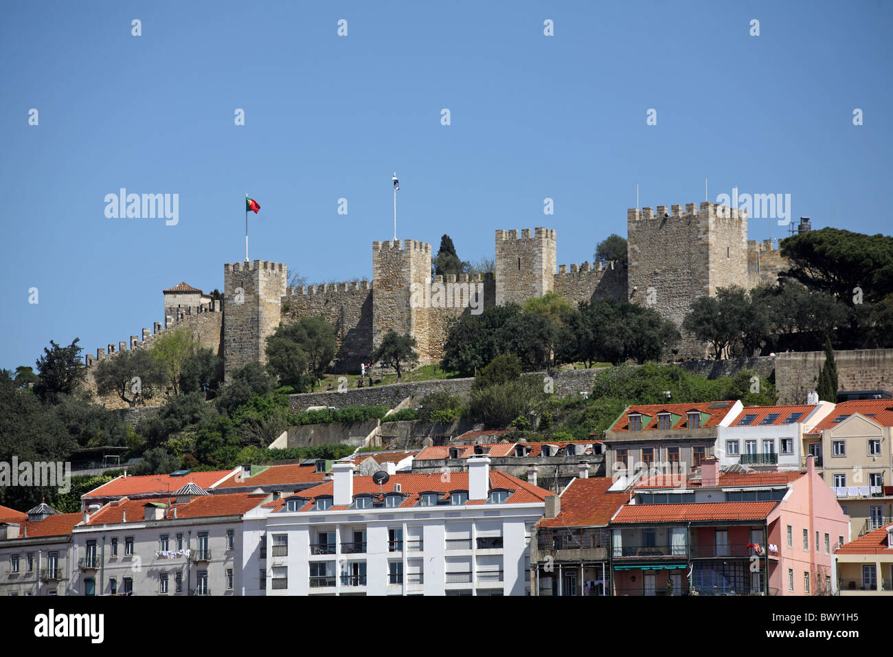 Schloss castelo de sao jorge hi-res stock photography and images - Alamy