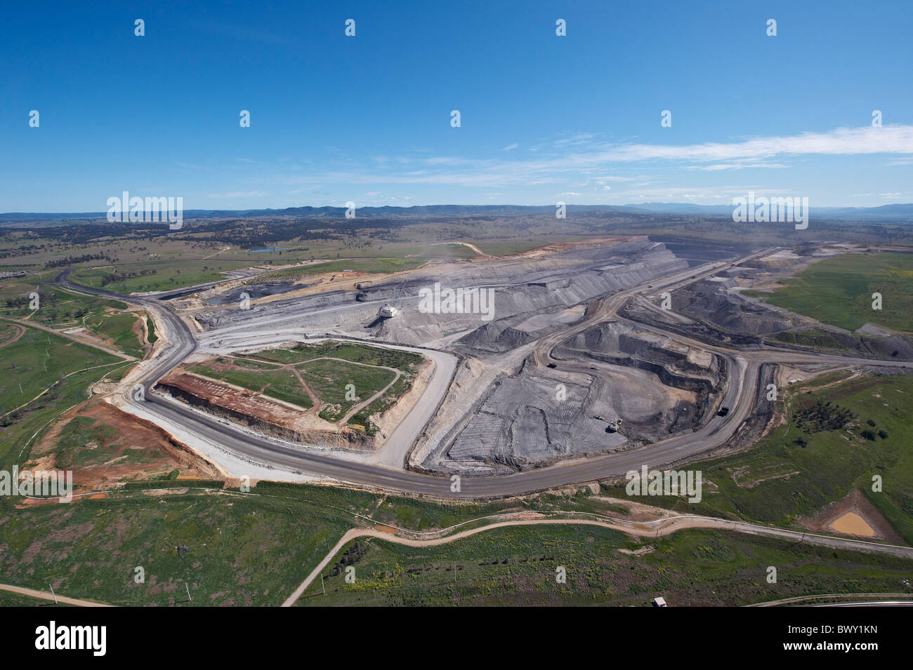 Coal mines aerial view hi-res stock photography and images - Alamy