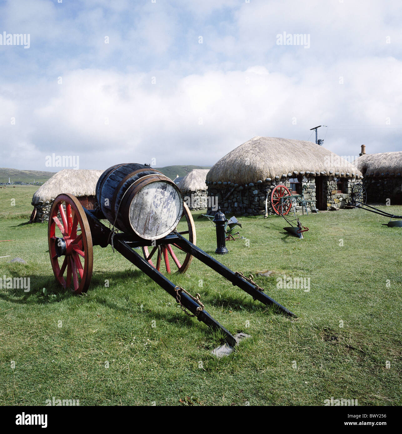 Barrel huts hi-res stock photography and images - Alamy
