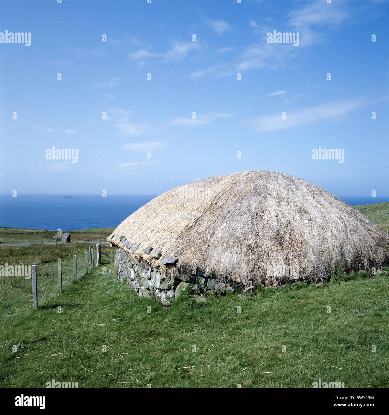 near Kilmuir Great Britain hut island isle Skye Scotland Skye Croft ...