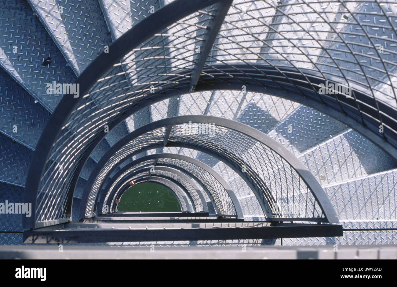 observation tower Germany Europe iron stair Friedrichshafen house home ...