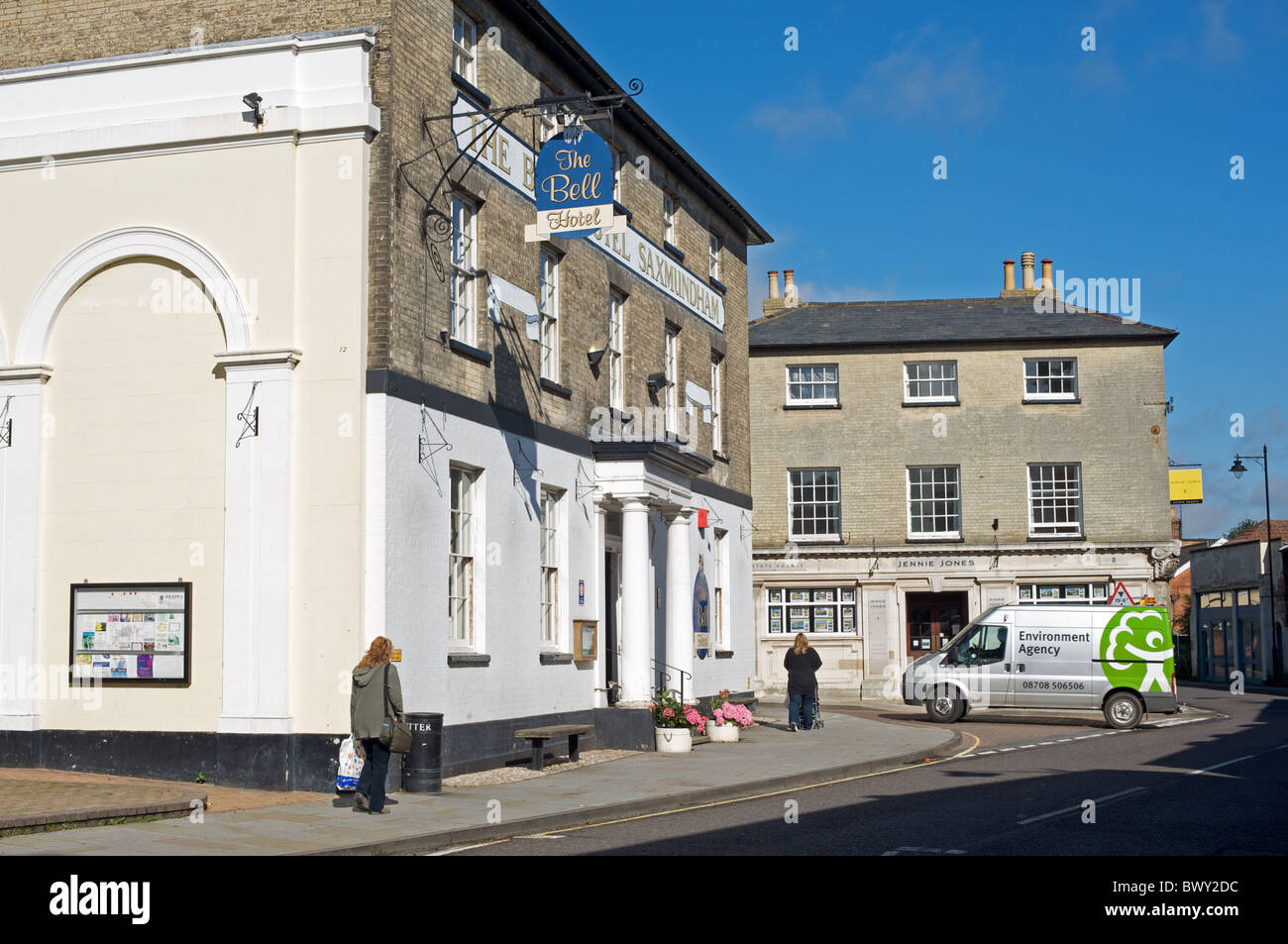 Bell Hotel, Saxmundham, Suffolk, UK Stock Photo - Alamy