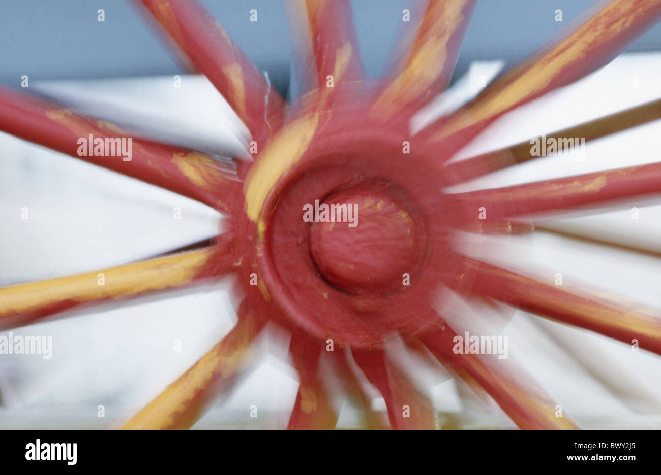 Germany Europe rotary historical impression spokes traffic Sylt symbol ...