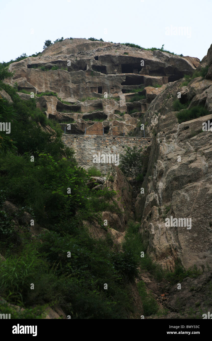 Gu Ya Ju Ancient Caves, Yanqing, Beijing, China Stock Photo - Alamy