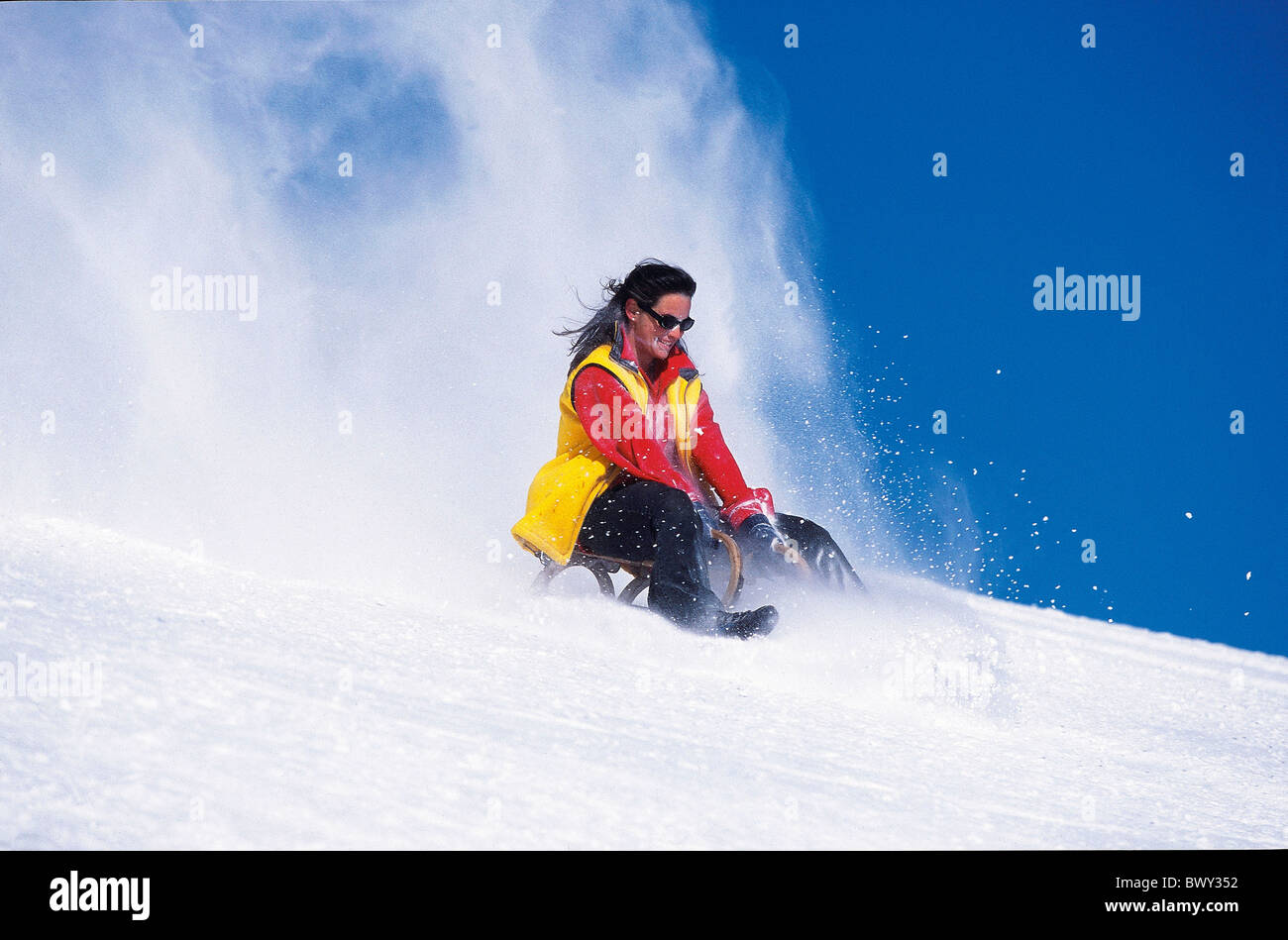 Sleigh slope hi-res stock photography and images - Alamy