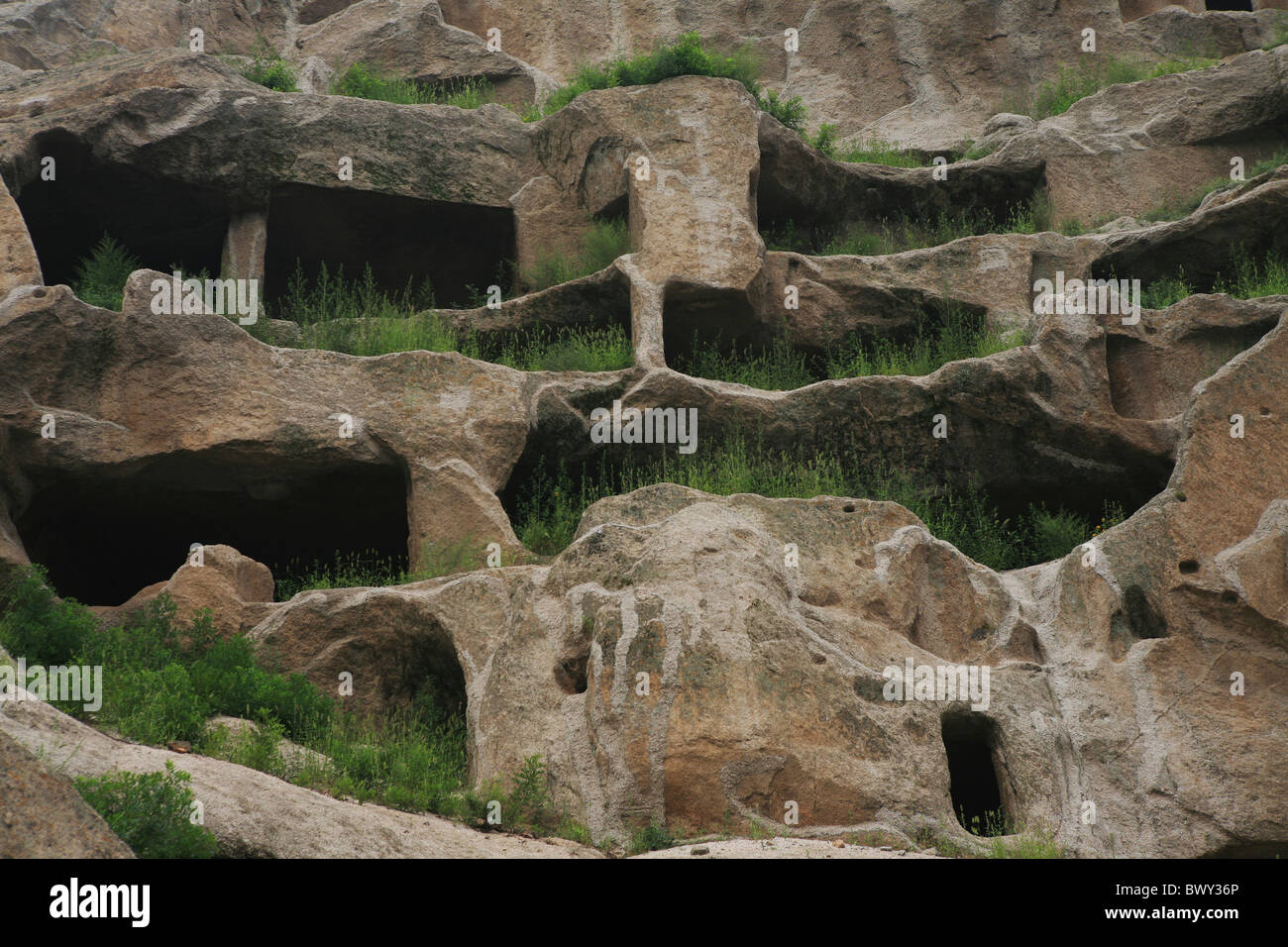 Gu Ya Ju Ancient Caves, Yanqing, Beijing, China Stock Photo - Alamy