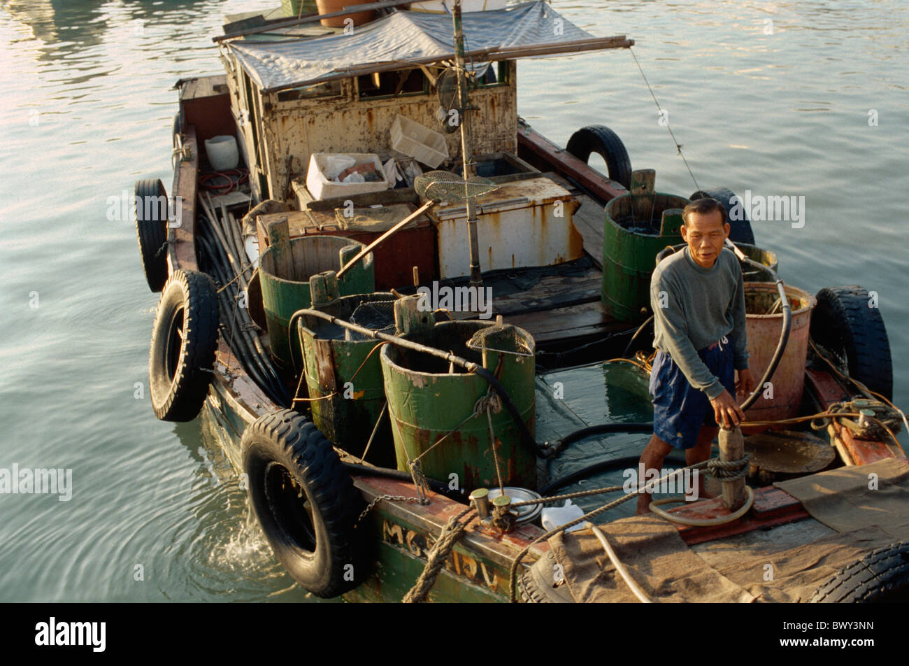 Fishing Boat in Cheung Chau, Hongkong, China Stock Photo - Alamy
