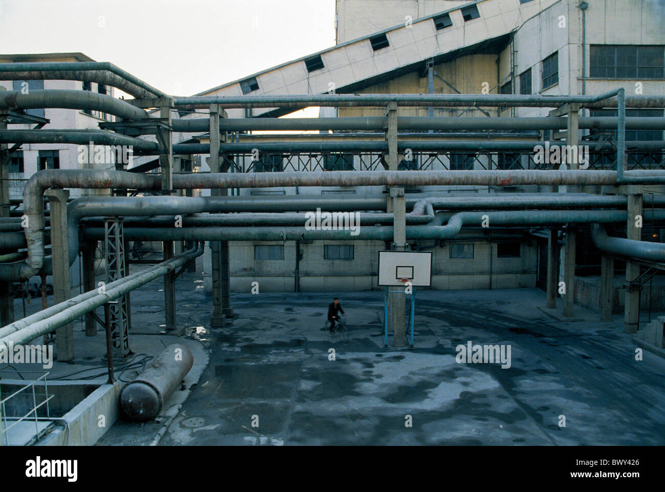Old factory space in 798 Art District, Beijing, China Stock Photo - Alamy