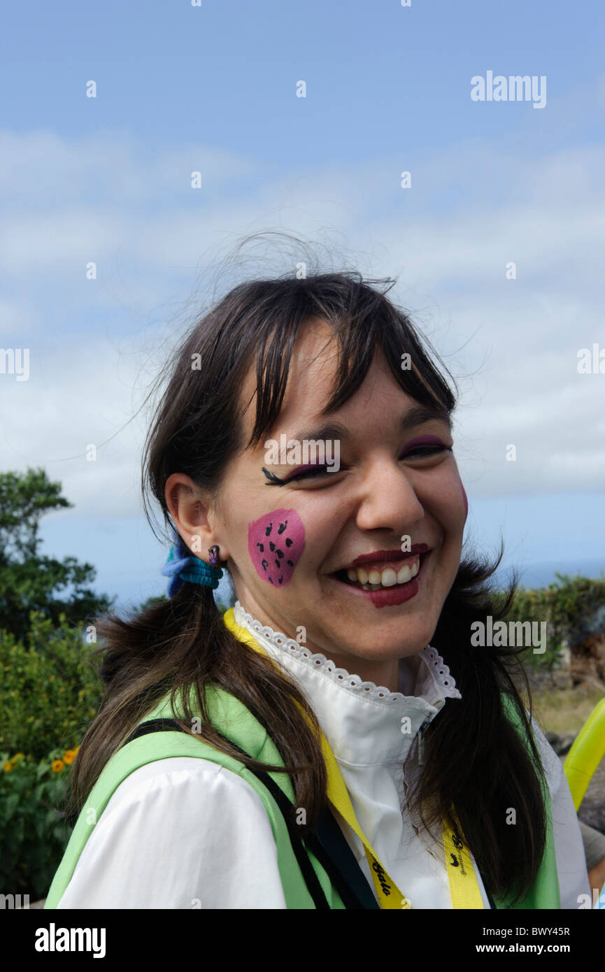 Wine Festival in Santa Barbara, Isle of Terceira, Azores Stock Photo ...