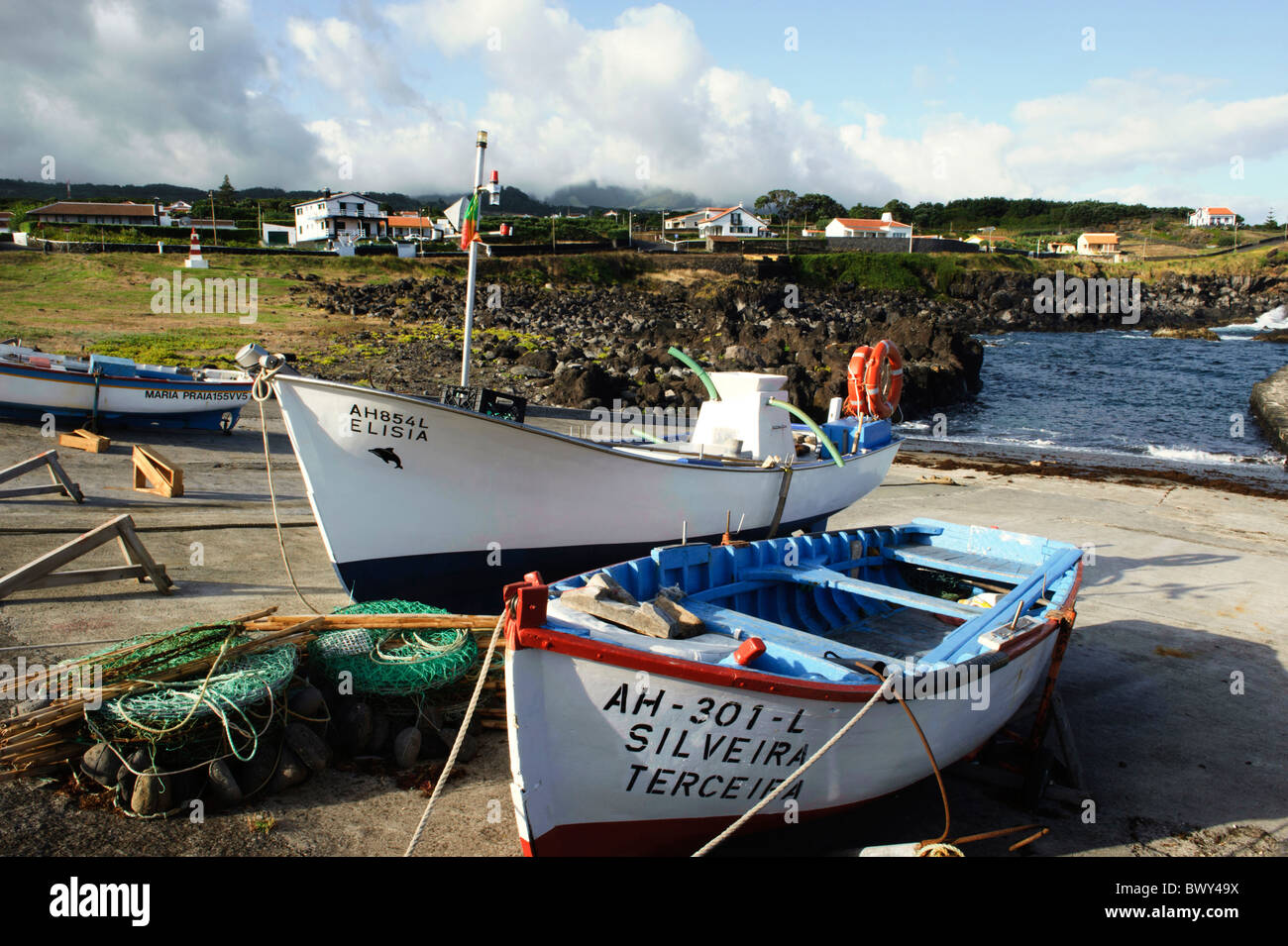 Port of Biscoitos, Isle of Terceira, Azores Stock Photo - Alamy
