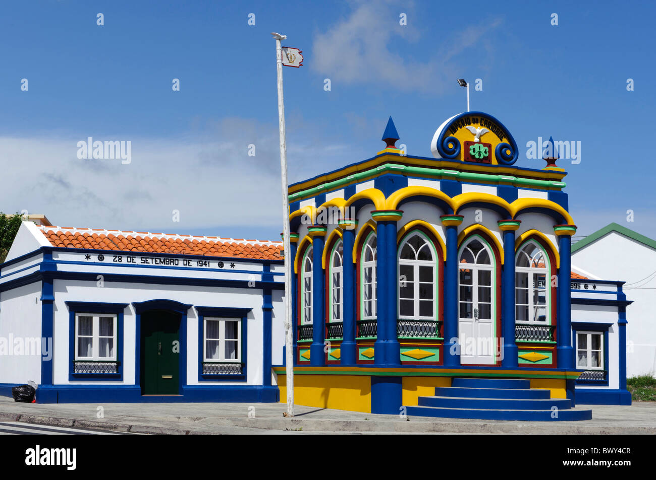 Temple of the Holy Spirit (Imperio) in Praia da Vitoria, Isle of ...