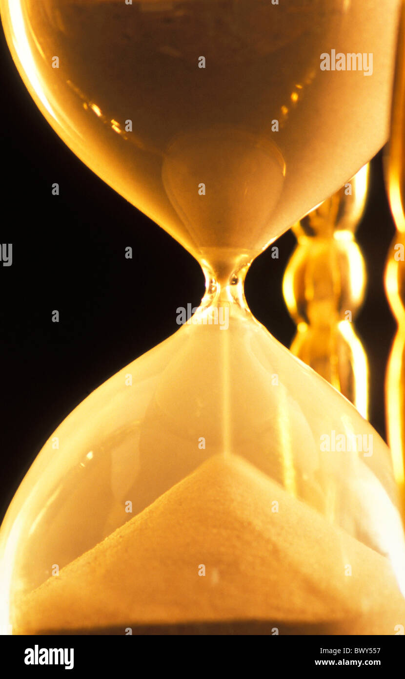 clock detail hourglass time watch symbol concepts Stock Photo - Alamy