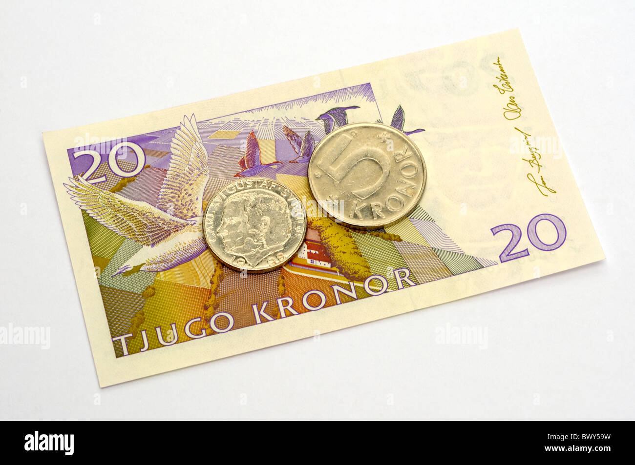 Swedish kronor coins hi-res stock photography and images - Alamy
