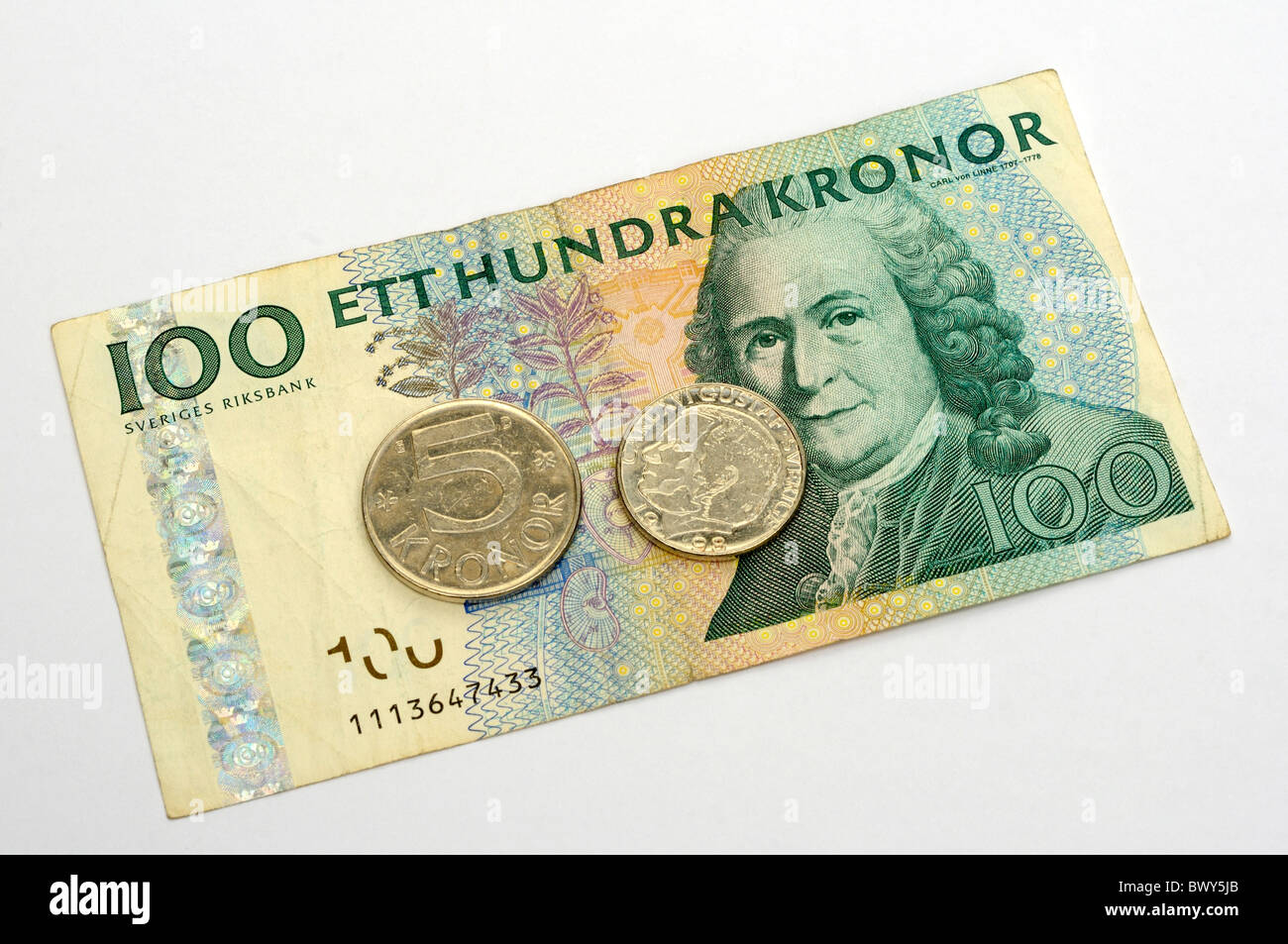 Sweden currency note hi-res stock photography and images - Alamy