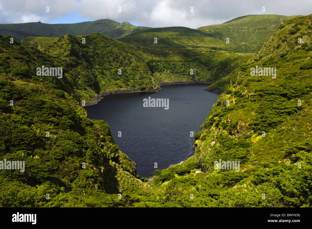 Flores caldera hi-res stock photography and images - Alamy
