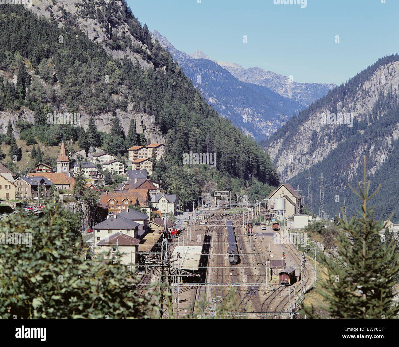 Station goschenen hi-res stock photography and images - Alamy