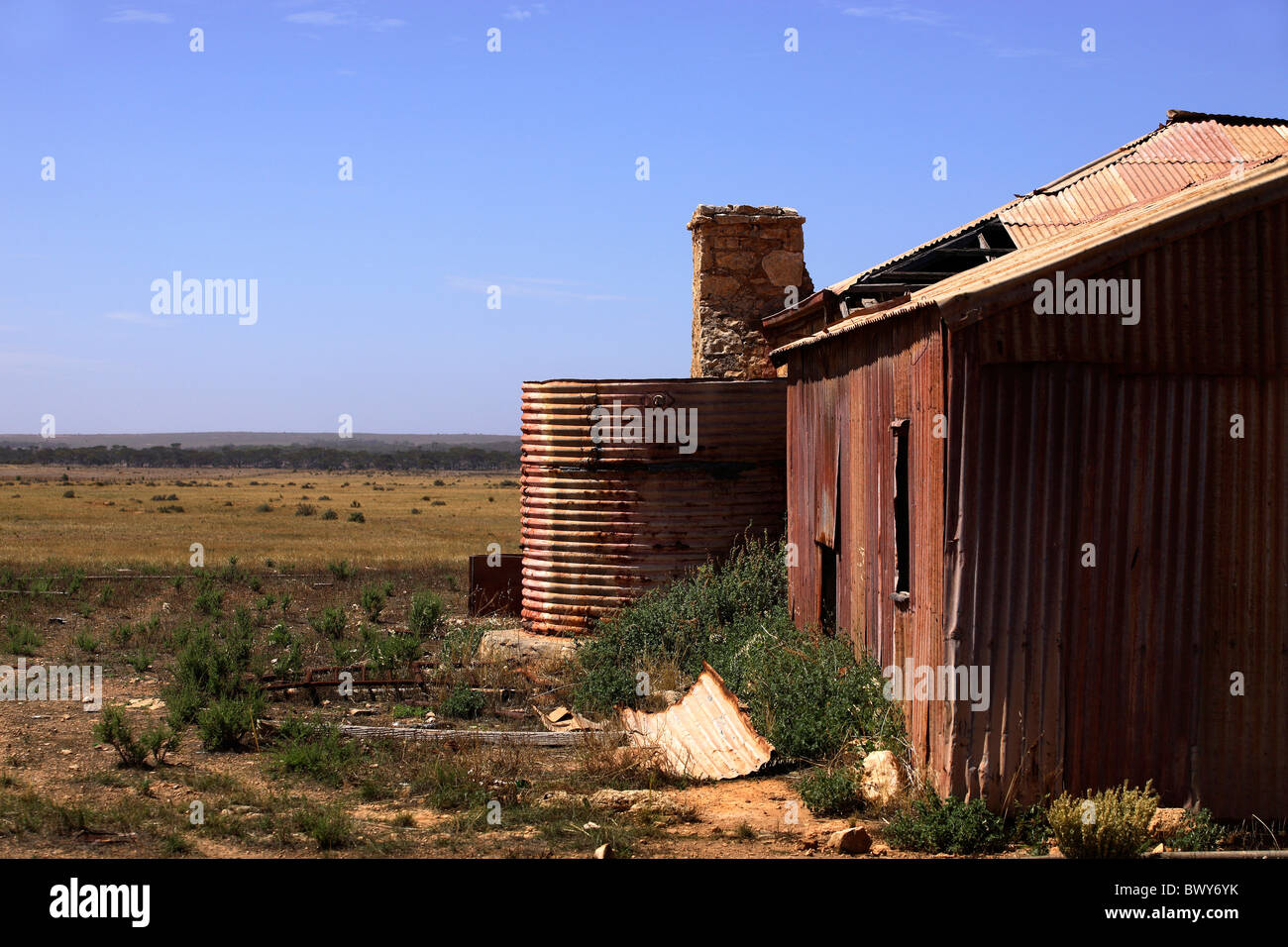 Australian Farmhouse Ruin, Western Australia Stock Photo - Alamy