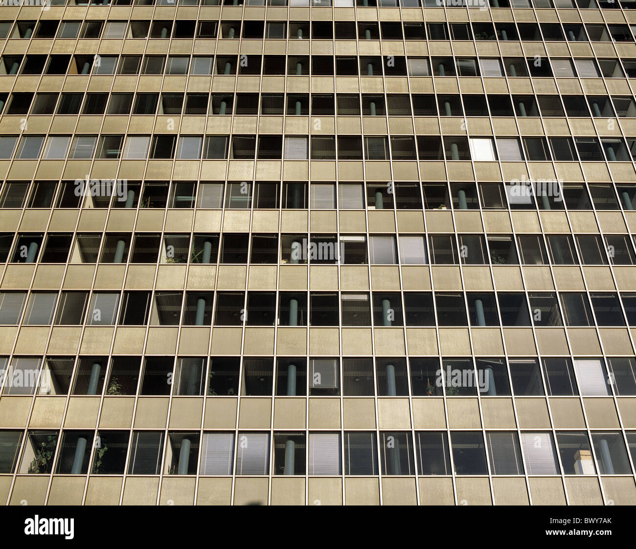 architecture office building block offices Germany Europe Dusseldorf ...