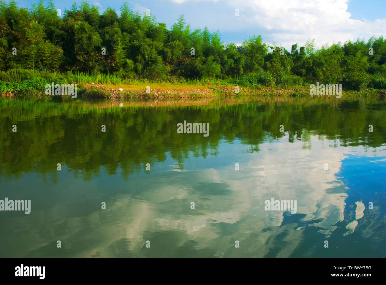 Shanxi River, Shengzhou, Shaoxing, Zhejiang Province, China Stock Photo ...