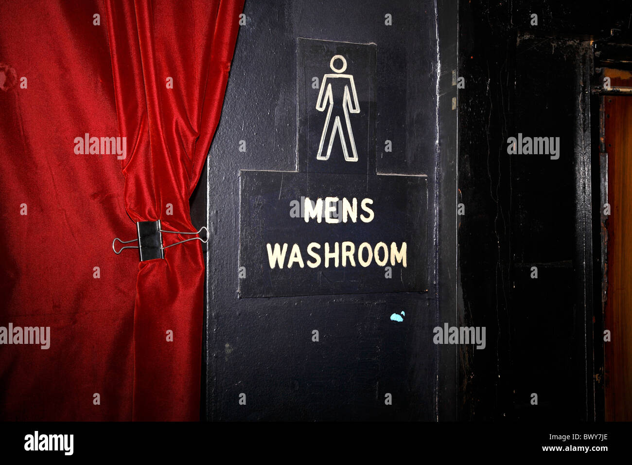 Men's Washroom Sign Stock Photo - Alamy