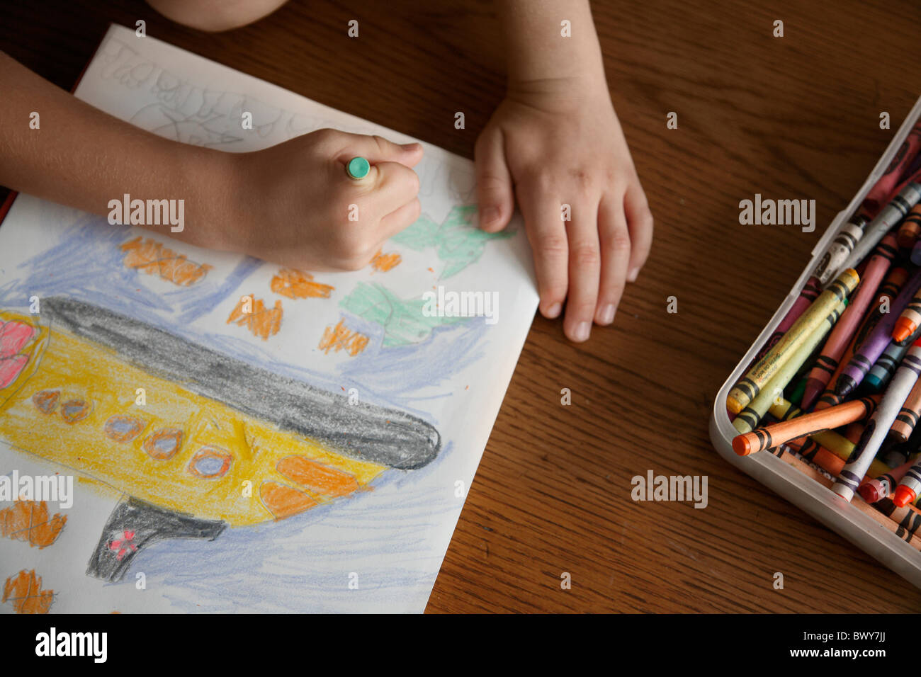 Boy hand draw illustration hi-res stock photography and images - Alamy