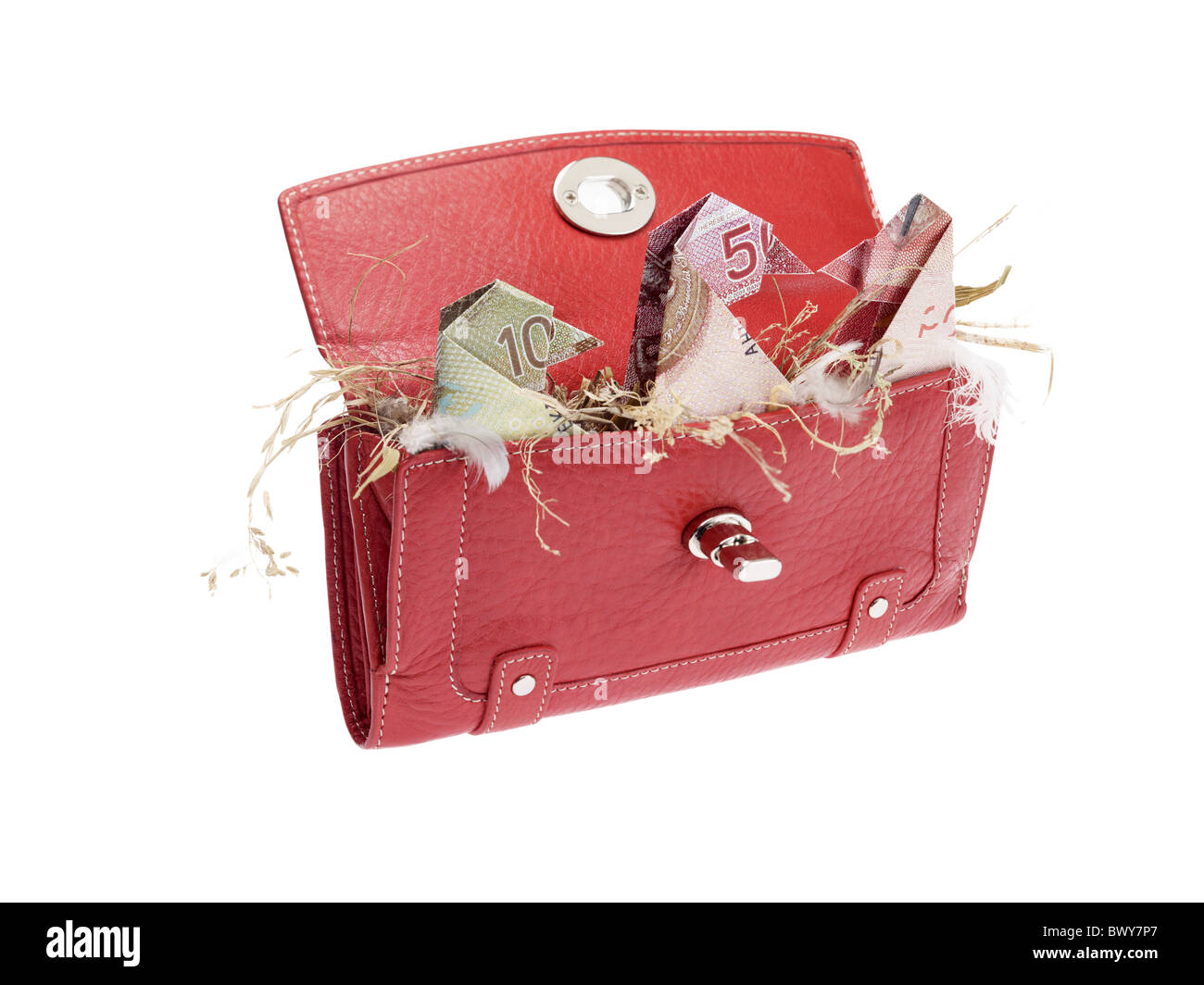 Red paper birds Cut Out Stock Images & Pictures - Alamy