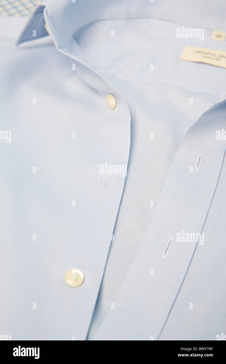 Dress Shirt with Missing Button Stock Photo - Alamy