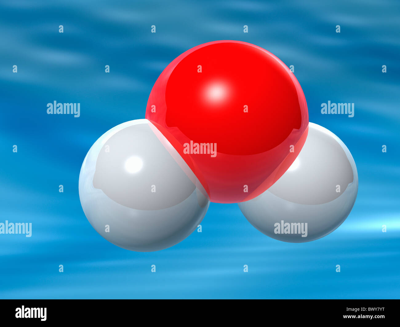 Model of water molecule hi-res stock photography and images - Alamy