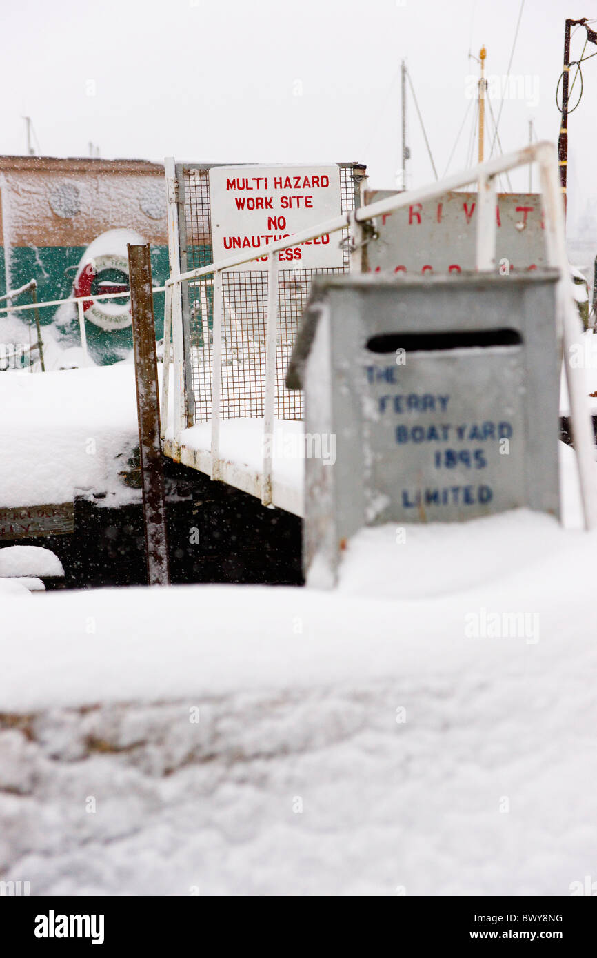 Snow in Kent December 2010 Stock Photo - Alamy