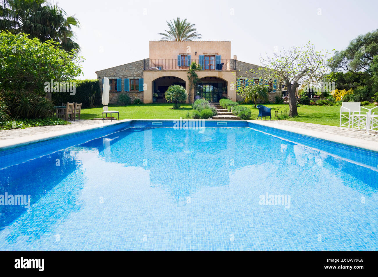 House Exterior, Mallorca, Balearic Islands, Spain Stock Photo - Alamy
