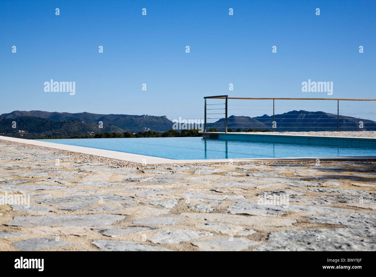 Swimming Pool, Mallorca, Spain Stock Photo - Alamy