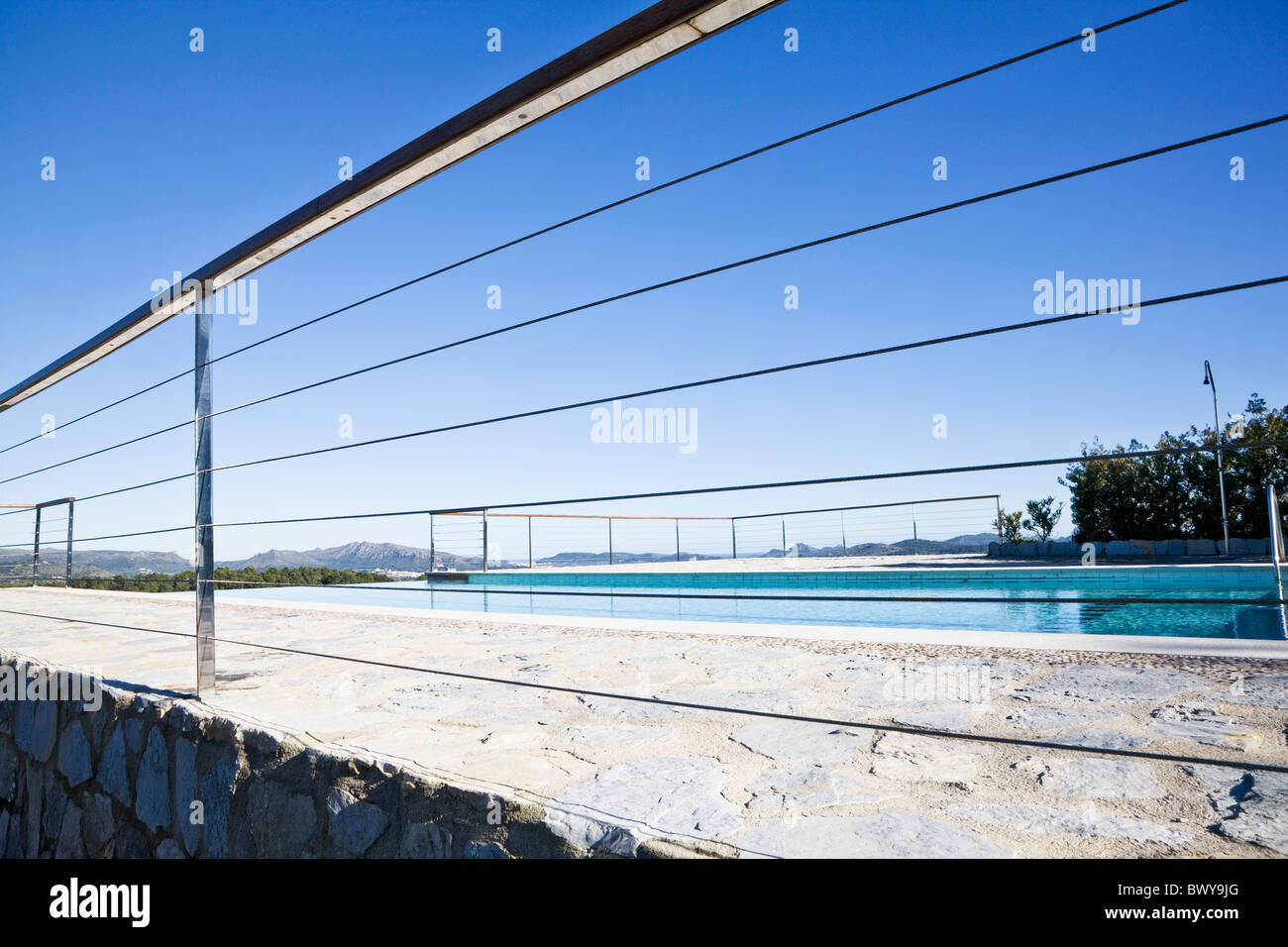 Swimming Pool, Mallorca, Spain Stock Photo - Alamy