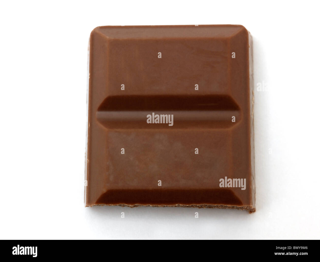 Two Chocolate Squares Stock Photo - Alamy
