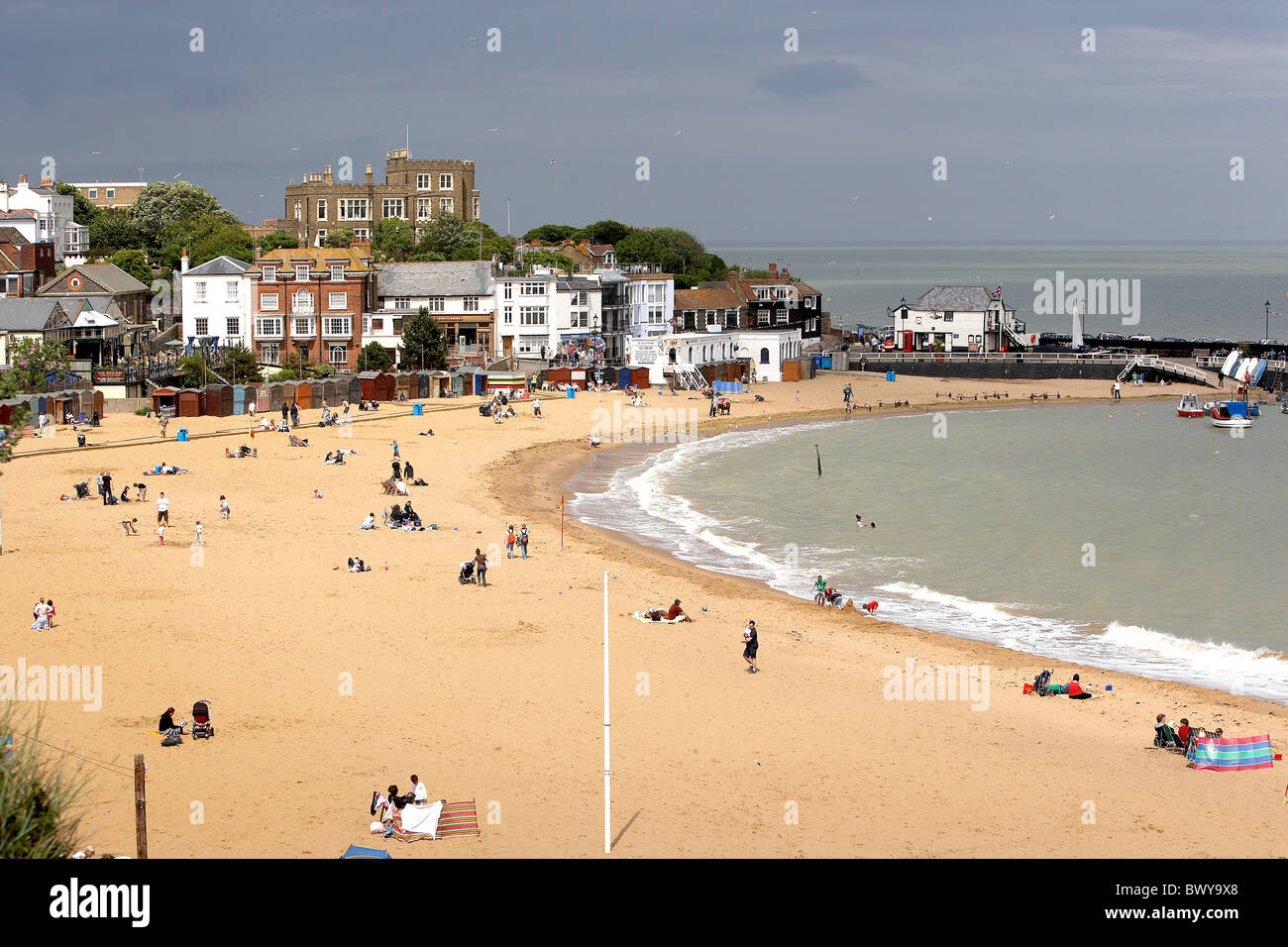 Broadstairs Kent UK seaside beach Stock Photo - Alamy