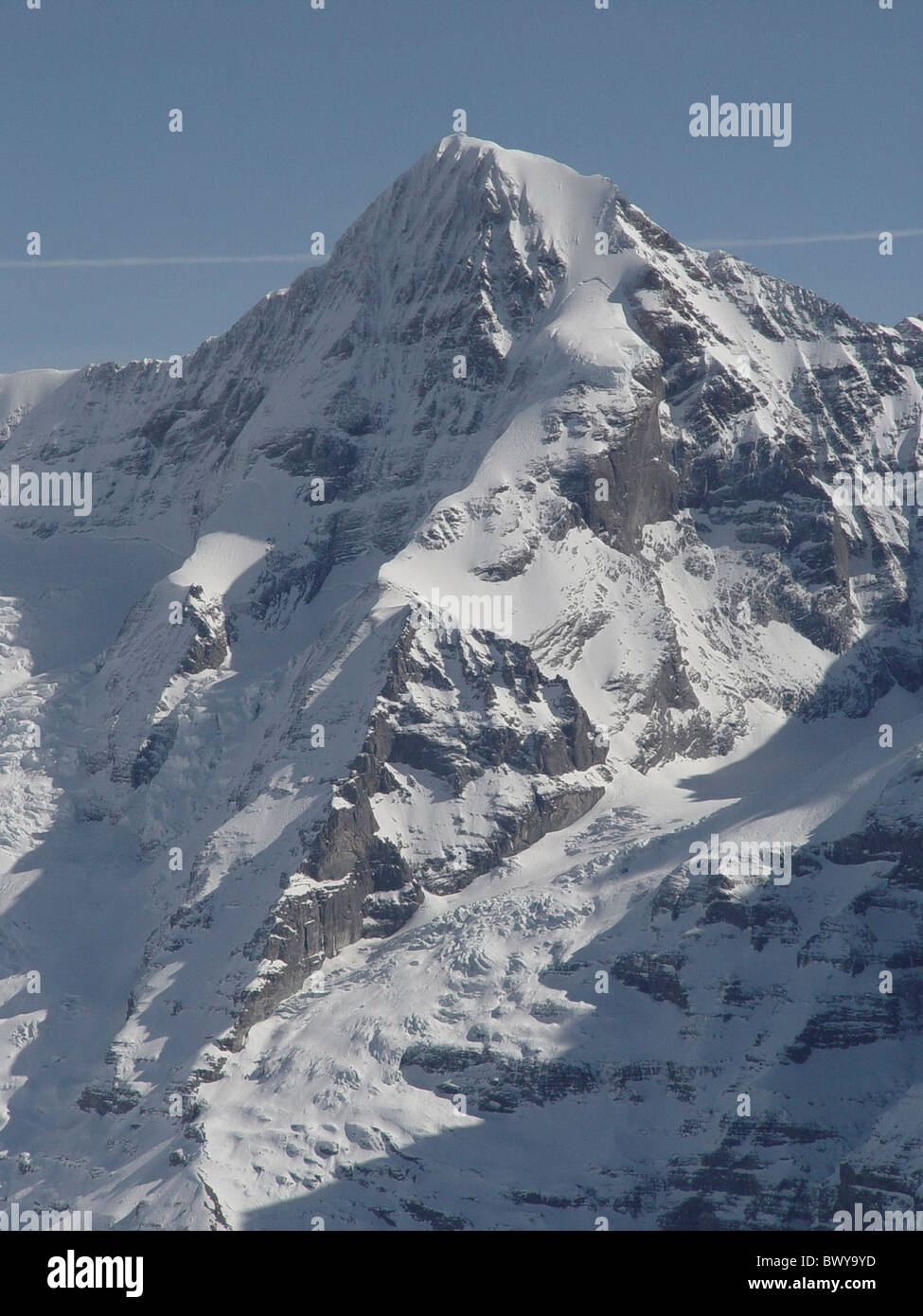 alpine Alps mountain mountains Bernese Oberland canton Bern scenery ...
