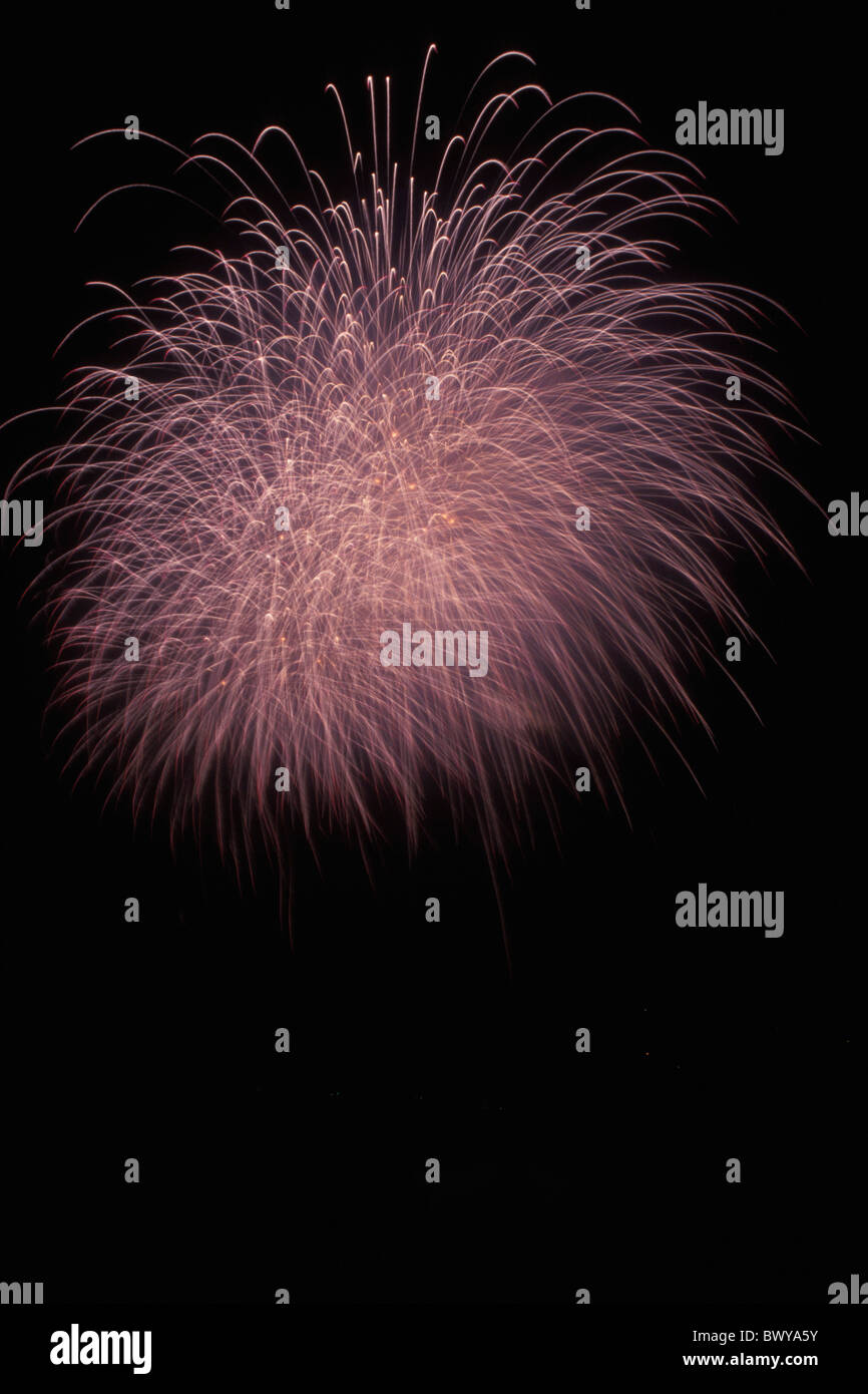 fireworks light effect night at night Stock Photo - Alamy