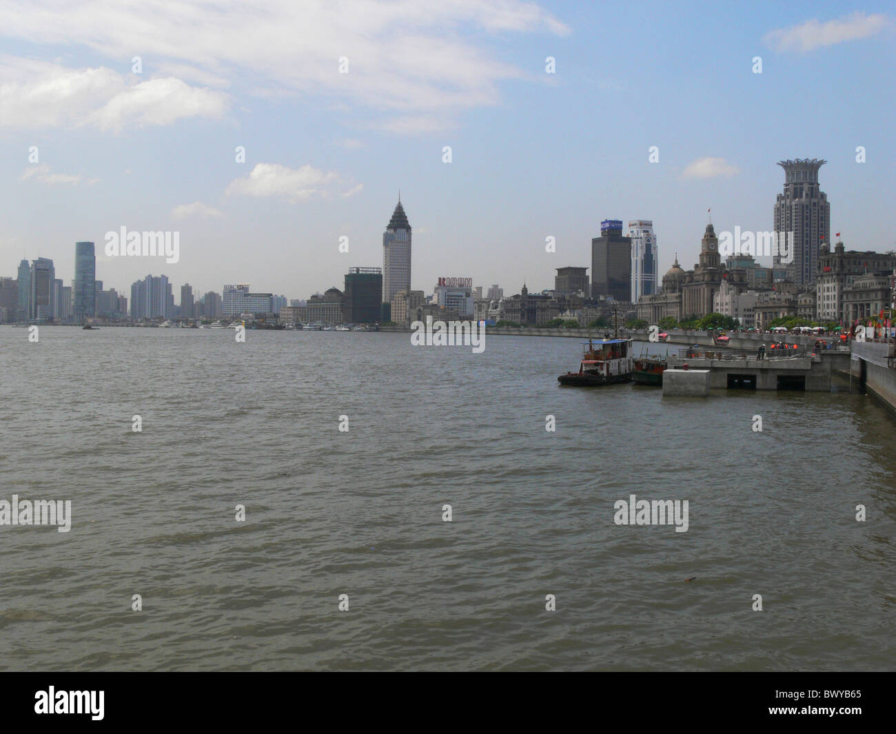 Magnificent Huangpu River, Shanghai, China Stock Photo - Alamy