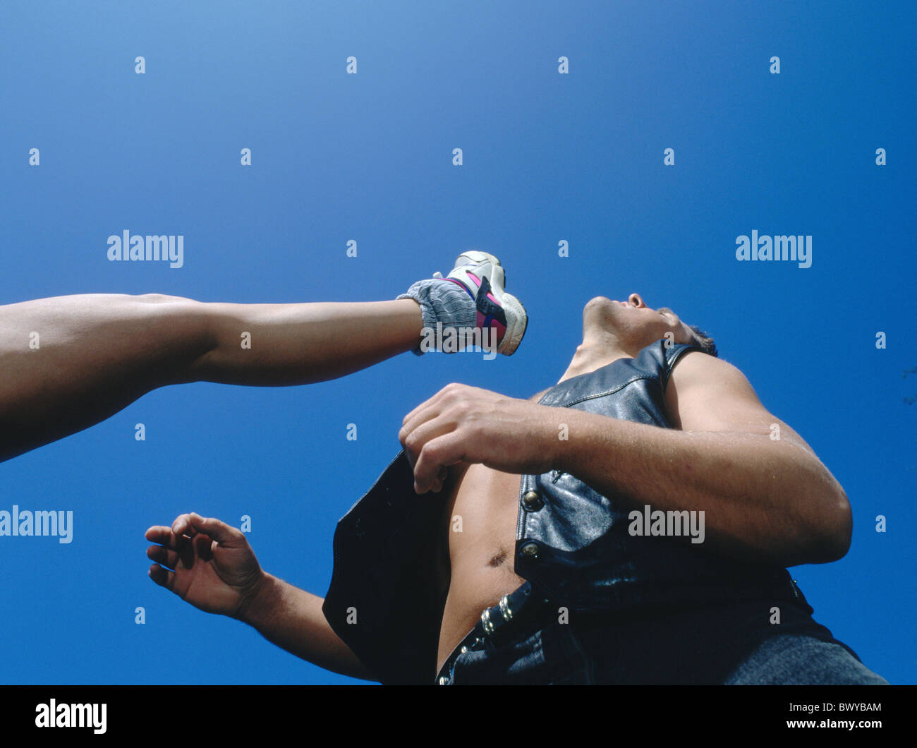 Hook to the chin hi-res stock photography and images - Alamy