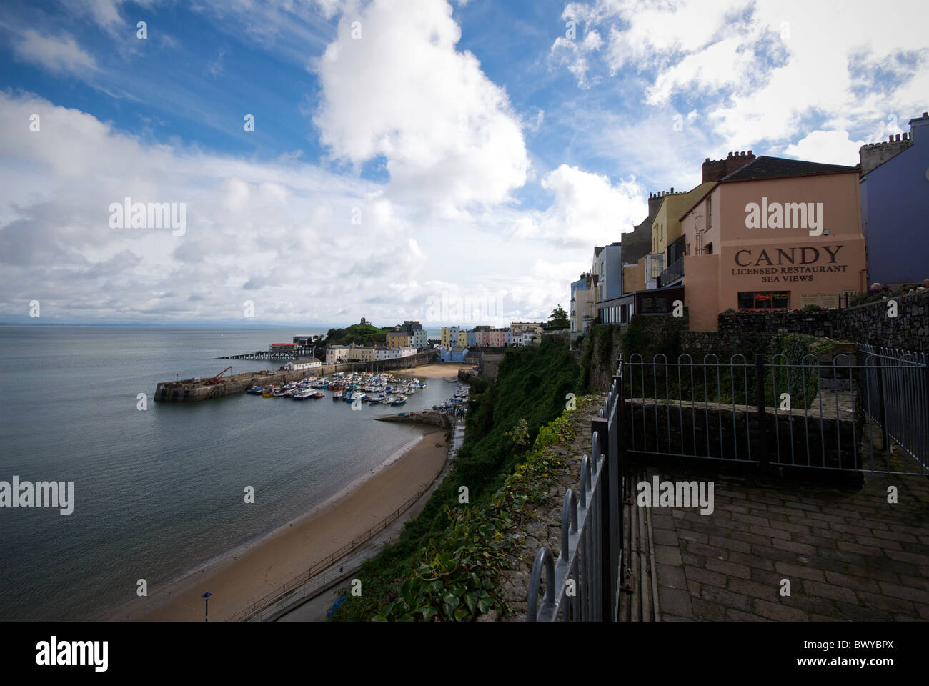 Tenby Pembrokeshire Wales UK Harbour Harbor Stock Photo - Alamy