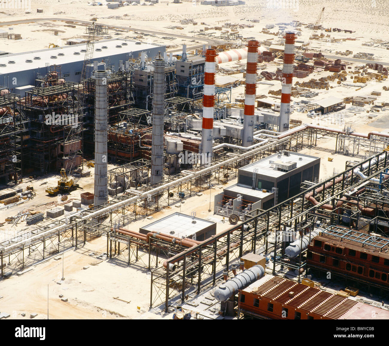 Dubai UAE Aerial Of Aluminium Smelter Stock Photo - Alamy