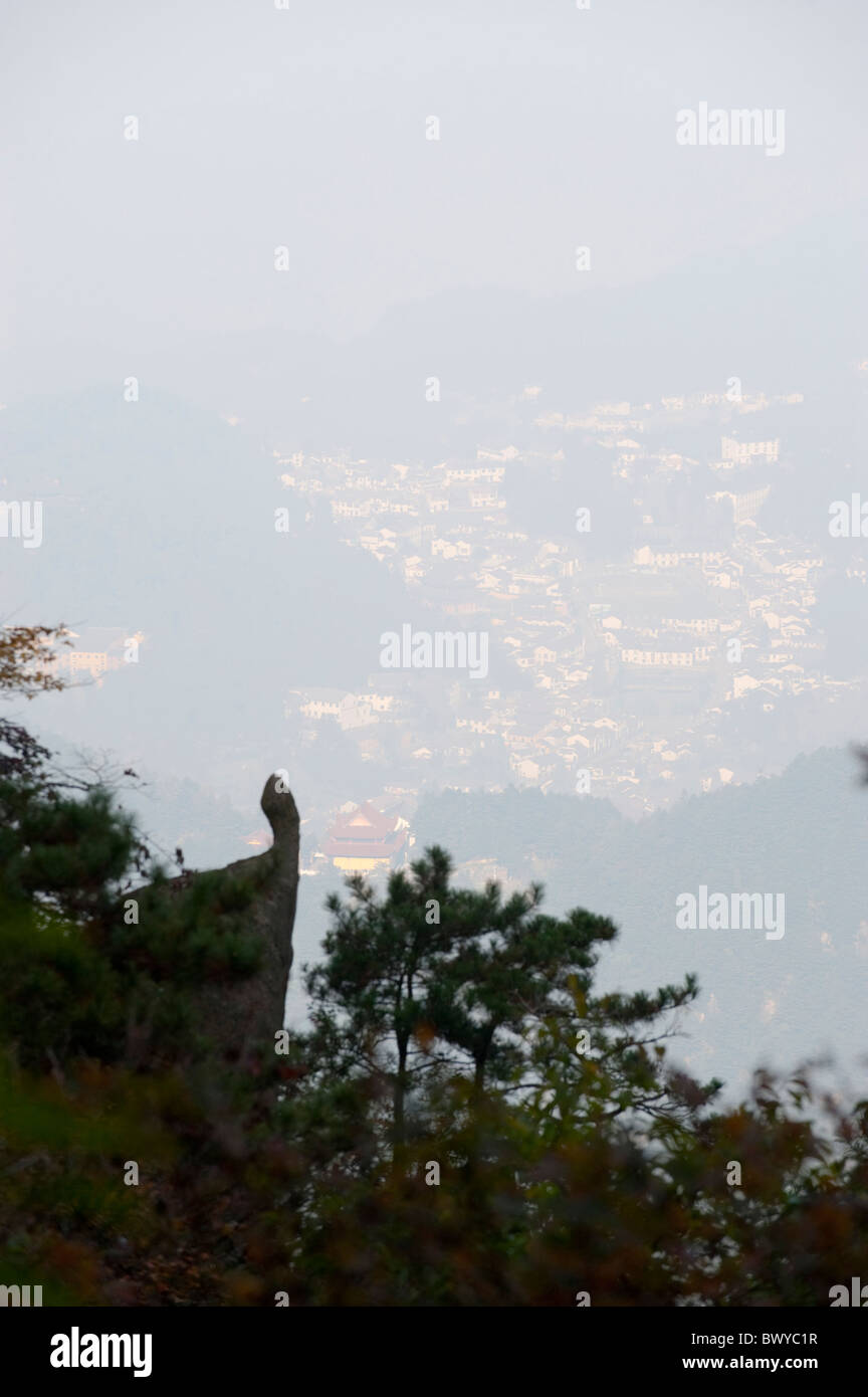 Chizhou City at the foot of Mount Jiuhua, Qingyang, Anhui Province ...