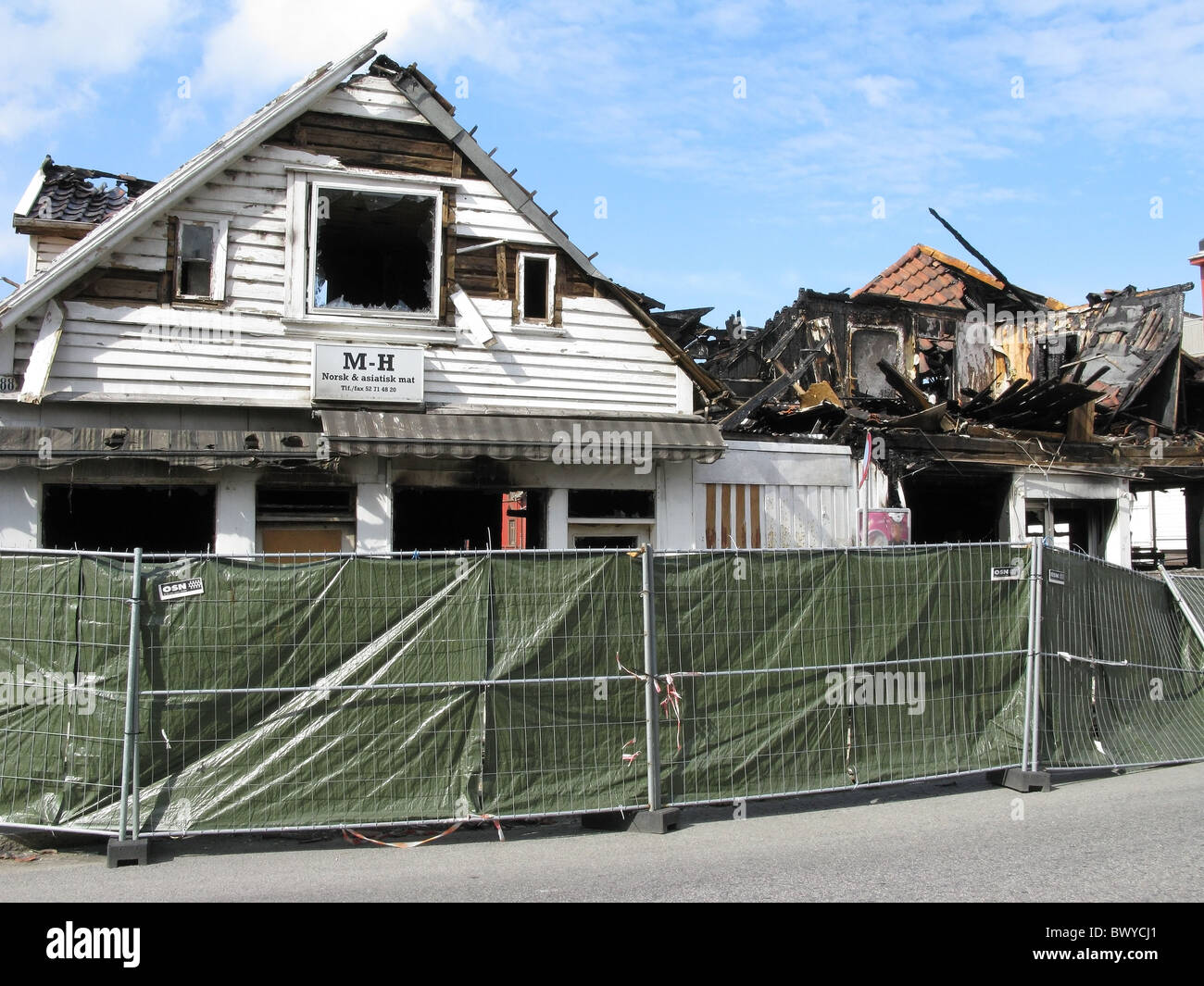 Burnt out shell hi-res stock photography and images - Alamy