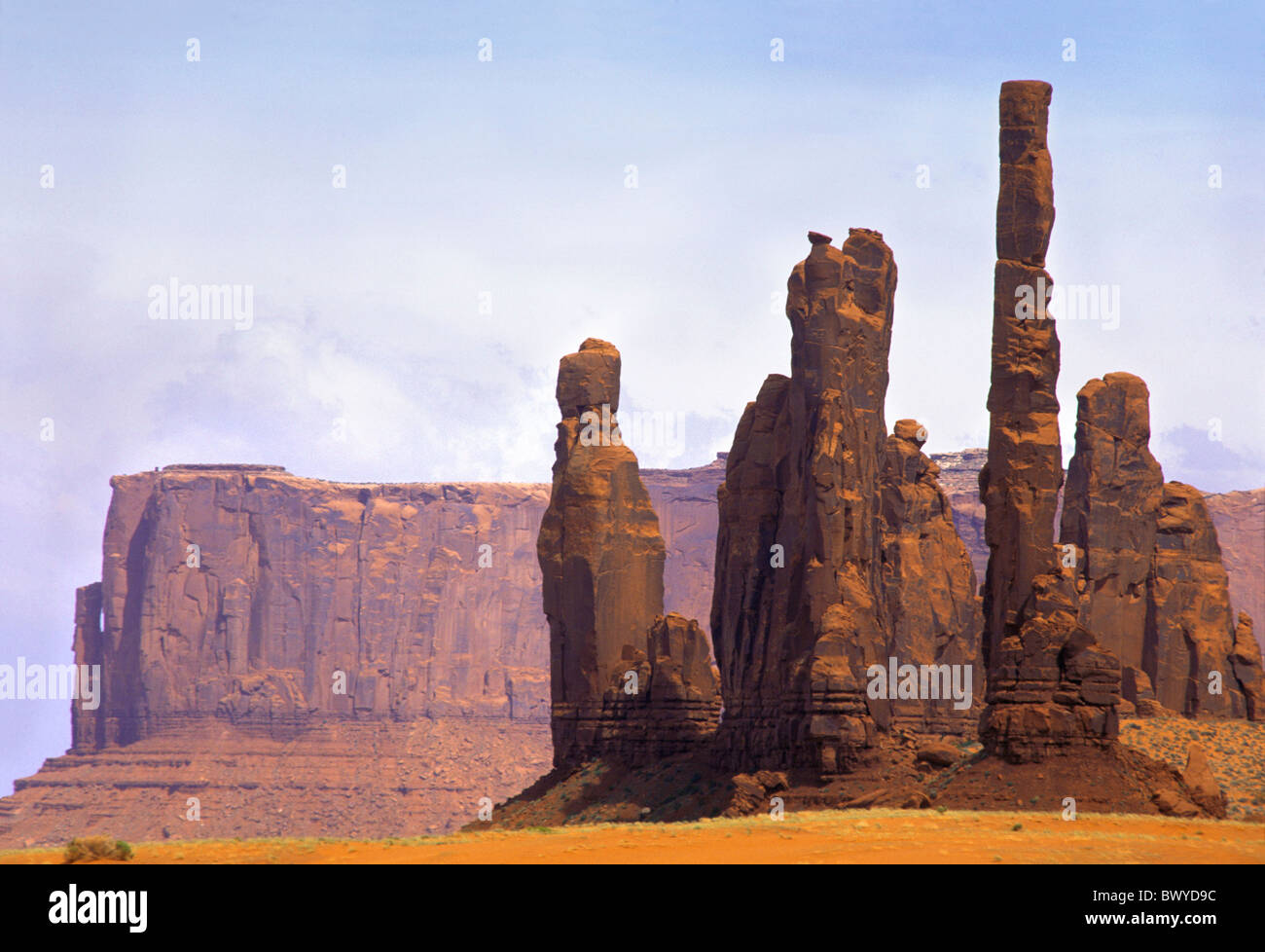 Arizona erosion rock cliff cliff needles cliff towers scenery monument ...