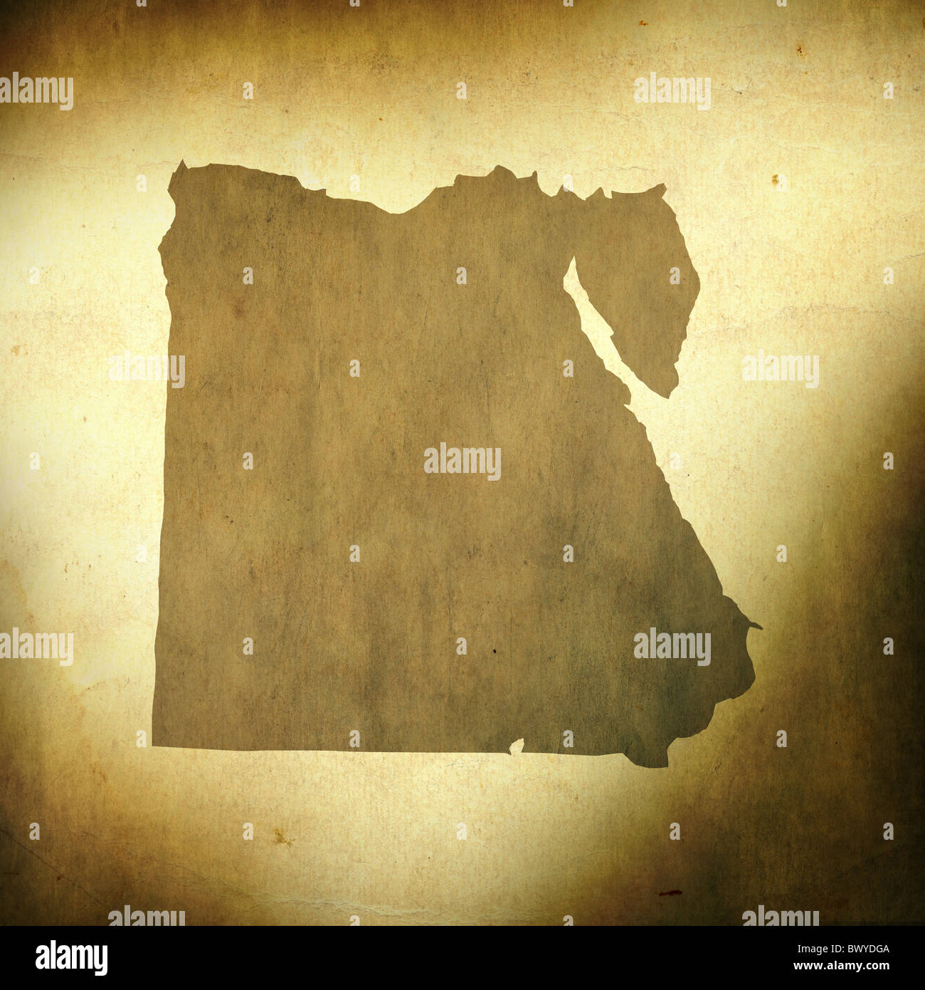 There is a map of Egypt on grunge paper background Stock Photo - Alamy