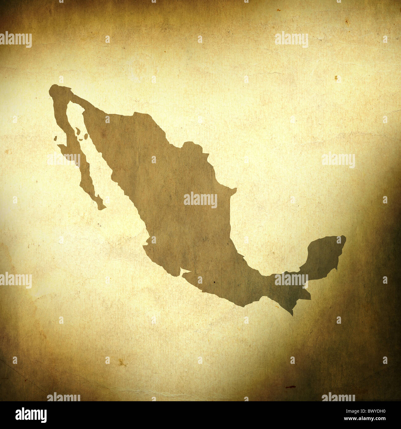 Old map of mexico hi-res stock photography and images - Alamy
