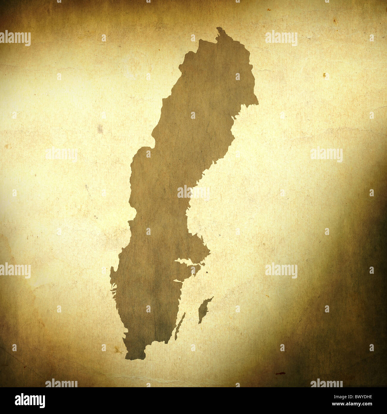 Map of sweden hi-res stock photography and images - Alamy