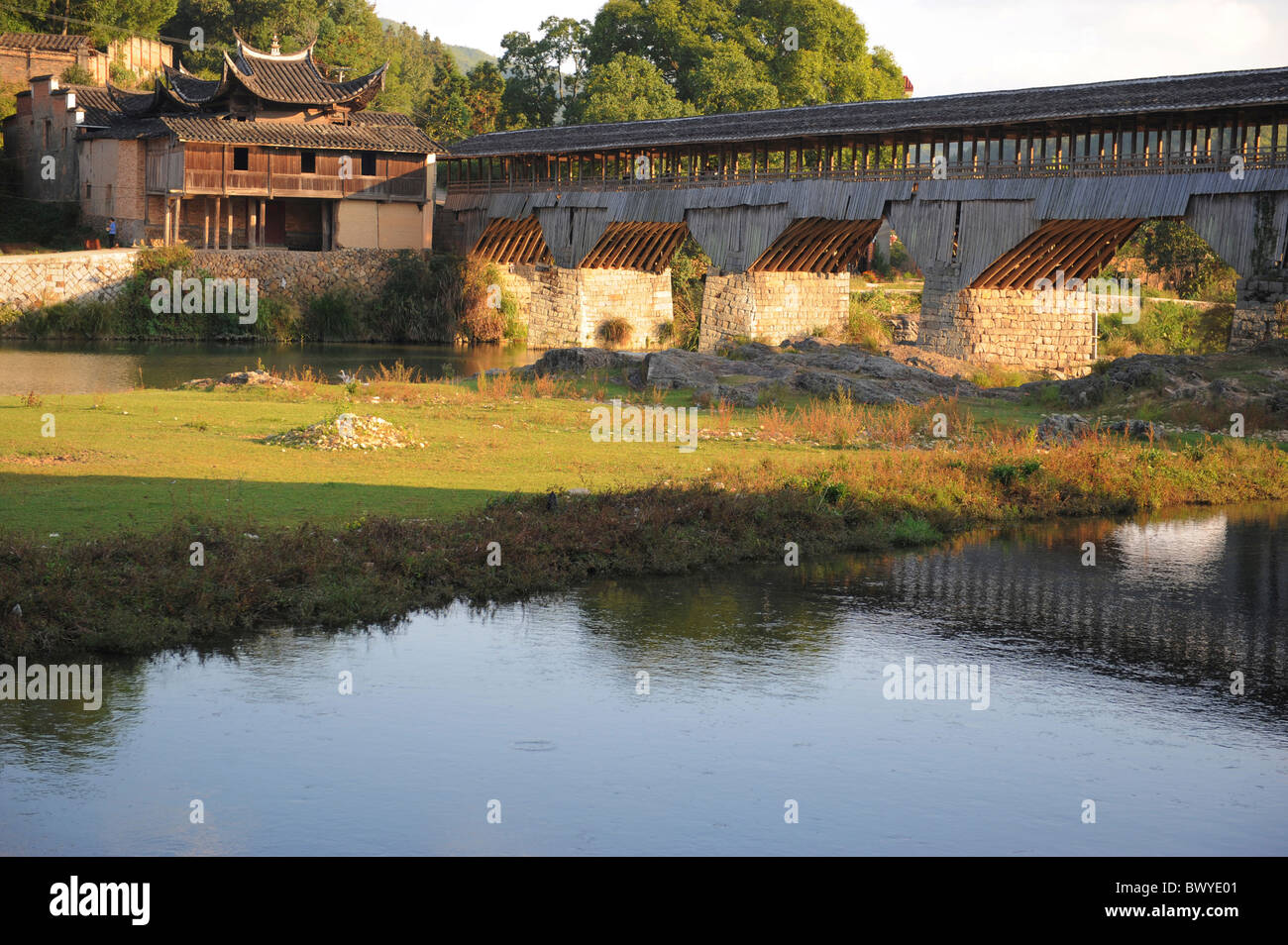 Wan'an Bridge, Changqiao, Pingnan, Ningde, Fujian Province, China Stock ...