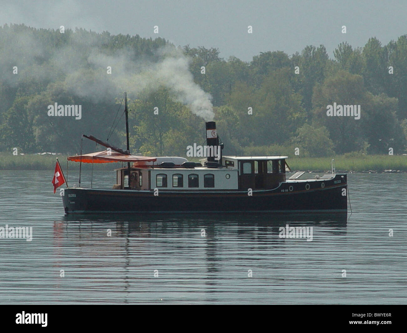 boat steamboat steamboat lake Geneva Lac Leman nostalgically ship ...