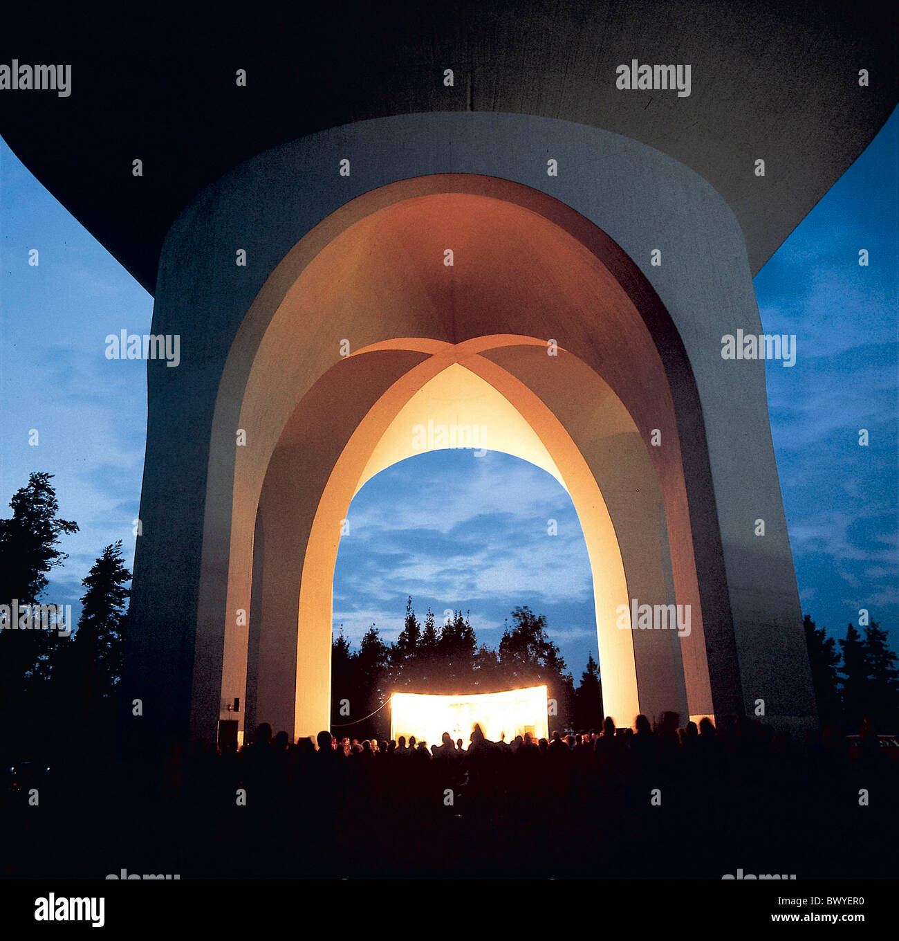 occasion architecture concrete stage concert culture music night at ...