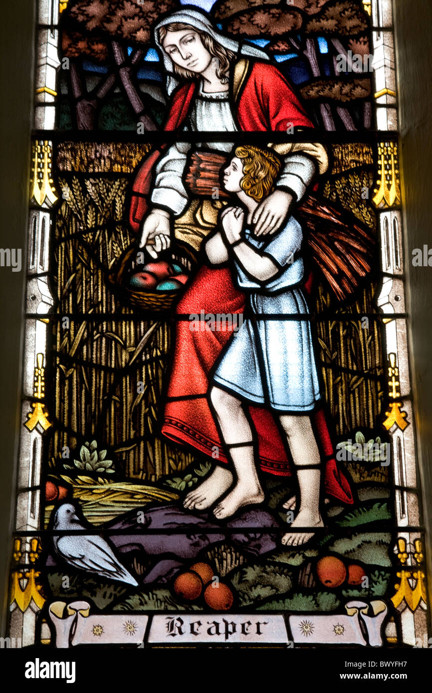 Stained Window The Reaper At Church Saint Francis;Assisi;Sydney ...